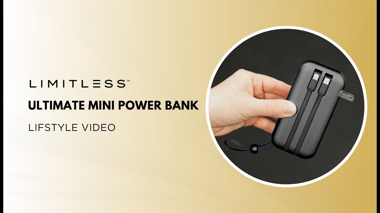 Ultimate Mini Power Bank 10,000mAh Portable Power Bank With Digital ...
