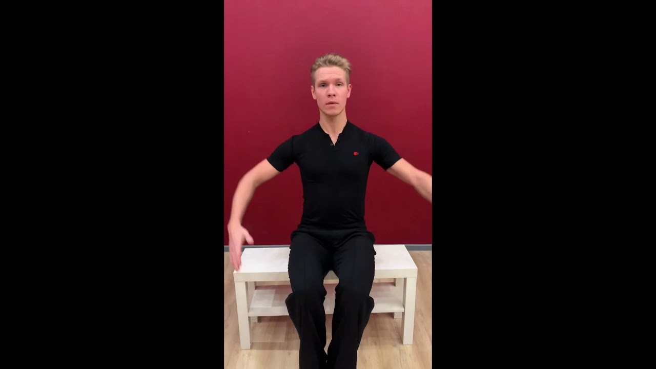 Exercise 3, promenade position and body action. - YouTube