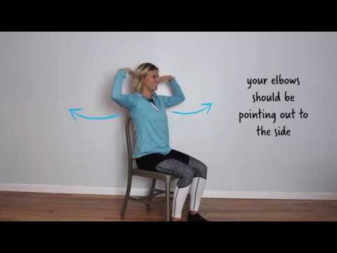 Chair Exercise: Bicep Curls - YouTube