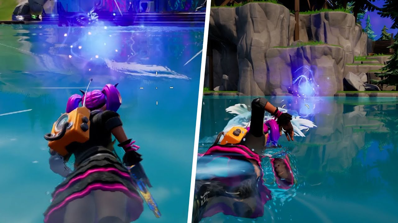 How to Record energy signatures around Loot Lake Fortnite - YouTube