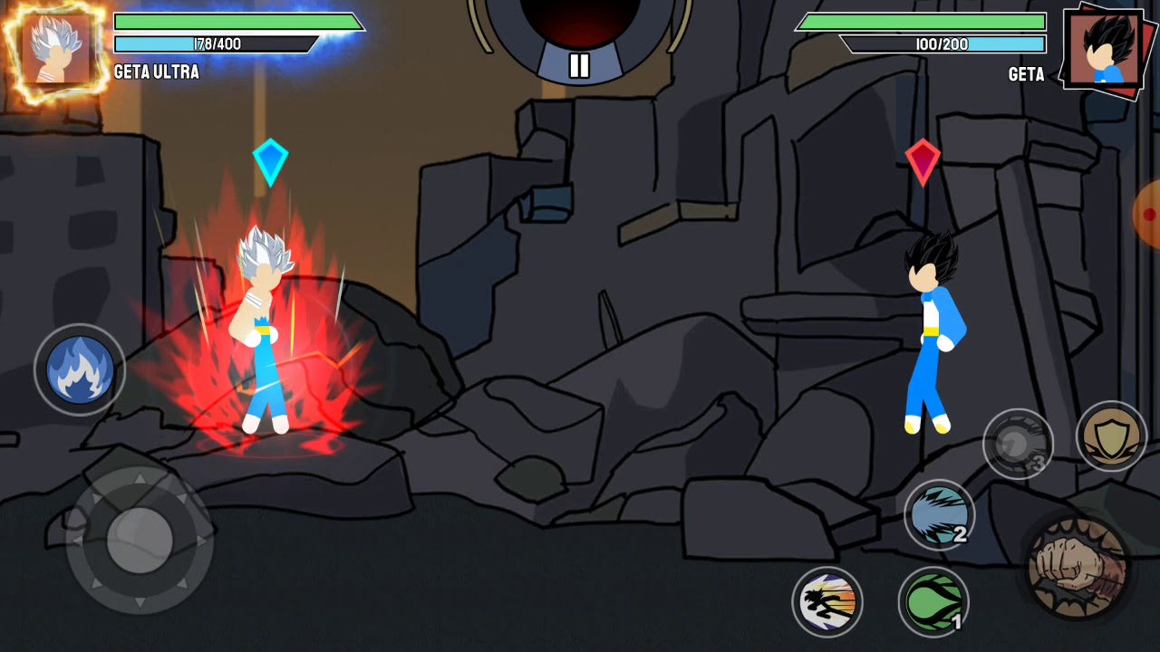 Dragon ball stickman combo - YouTube