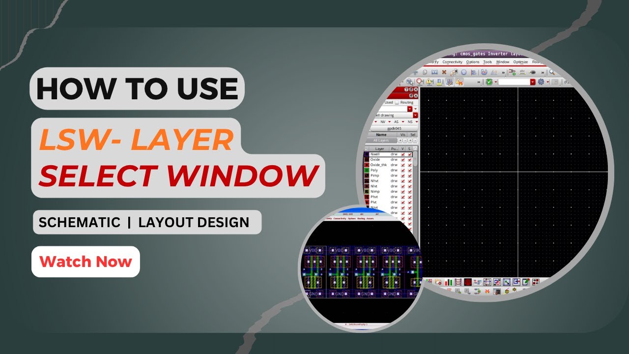 Layer Select Window (LSW) in Cadence Virtuoso | Layout Design Tutorial ...