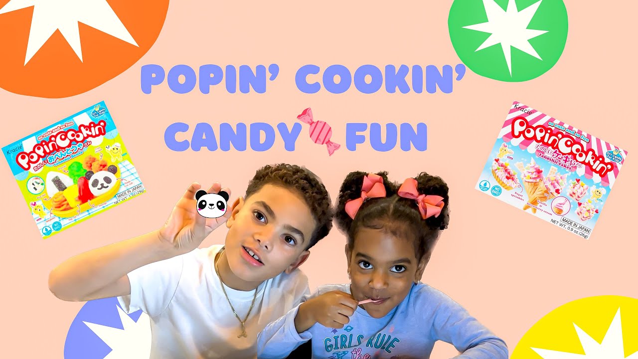 Popin' Cookin' DIY Bento Box and Ice Cream Kit🍬 - YouTube