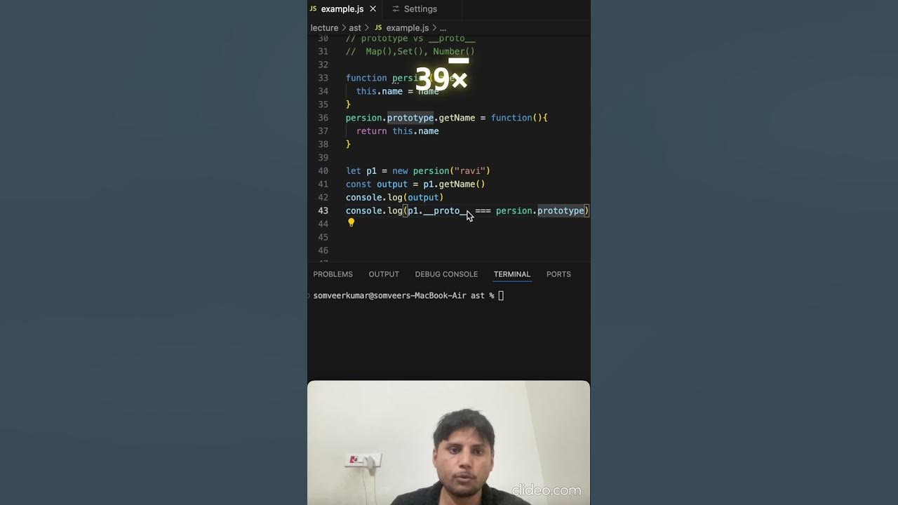 JavaScript Interview P05: prototype vs __proto__ #react#javascript #reactnative - YouTube