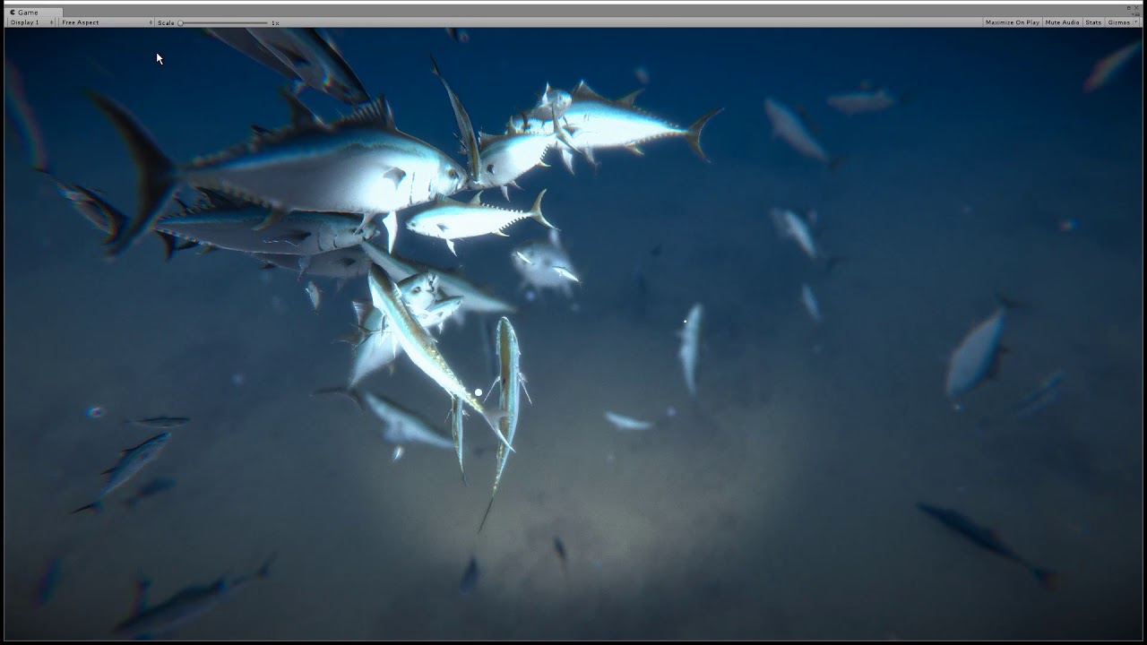 PopcornFX - Test Unity Side Rendering Plugin (Fish particle) - YouTube