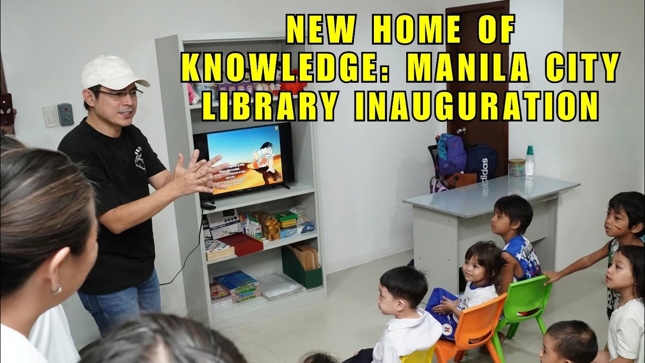 *Inauguration of the New Manila City Library Building | Mayor Isko ...