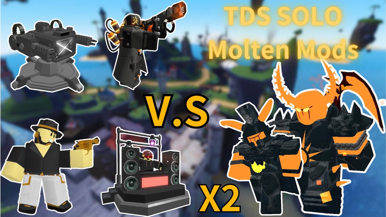 IN TDS SOLO Molten Mode TRIUMPH | ROBLOX Tower Defense Simulator # ...
