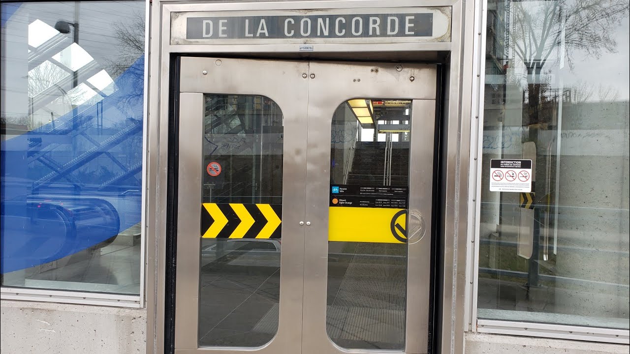 Station De La Concorde🟠. Metro subway, Laval Quebec - YouTube