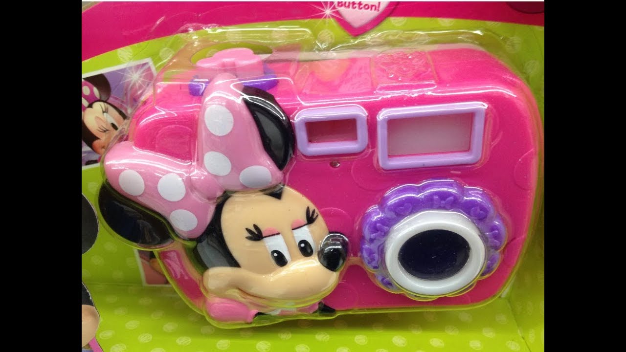Disney Minnie Mouse Say Cheese Play Camera - YouTube