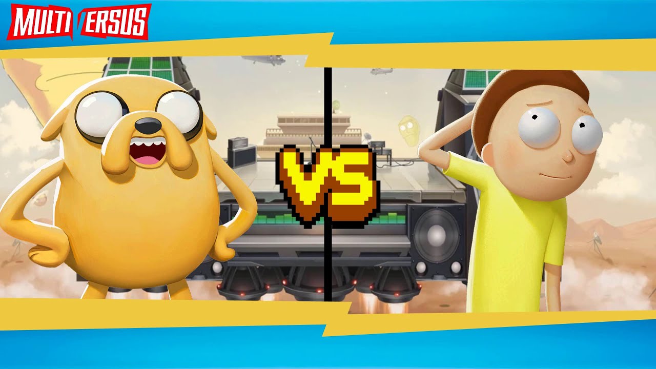 Multiversus | Jake the Dog vs Morty Smith | Adventure Time vs Rick and ...