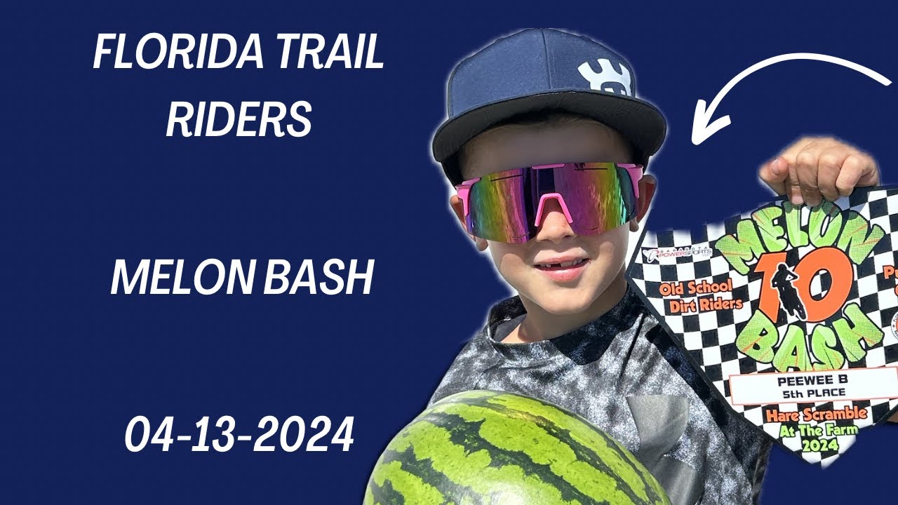 Melon Bash. Florida Trail Riders. Peewee B. 4-13-2024 - YouTube