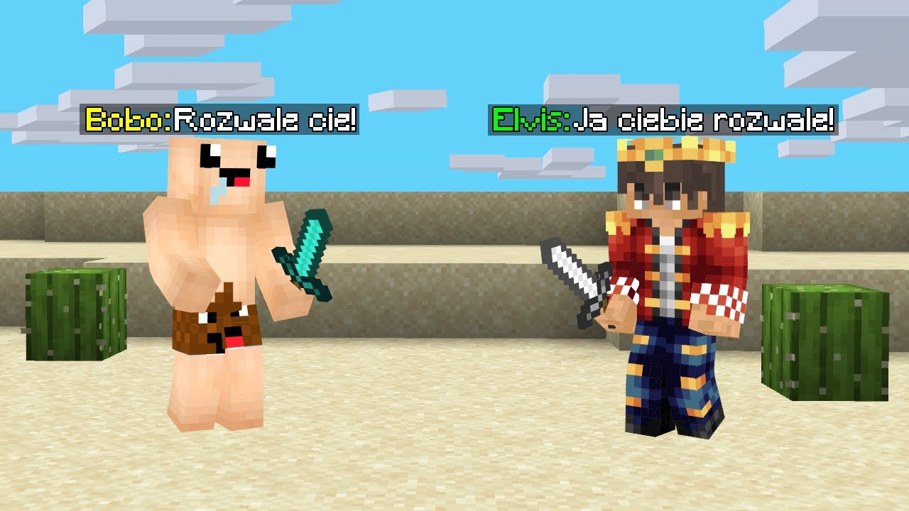 POKŁÓCIŁEM SIĘ z BOBO w Minecraft! - YouTube