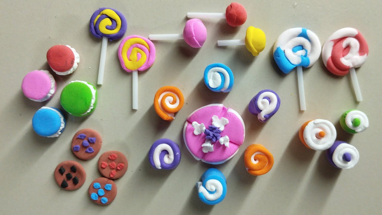 Making Chocolates And Bakery Items From Clay l Nilima's Activities ...