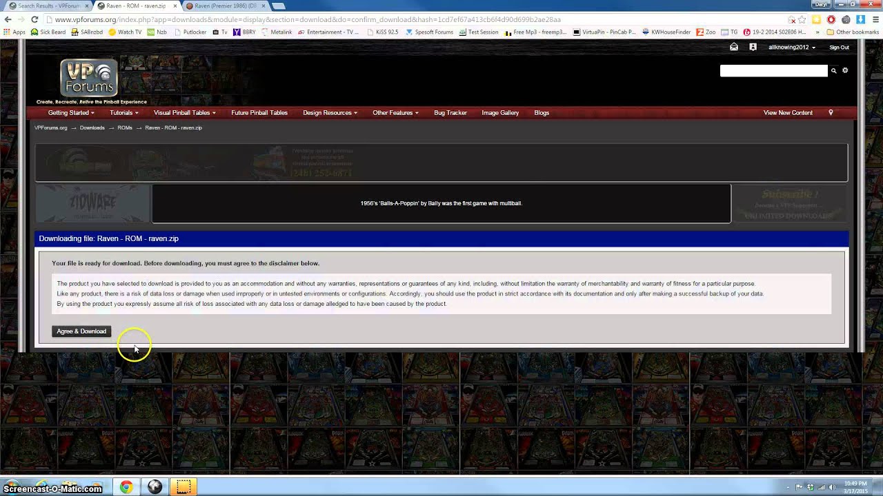 Visual Pinball - Install Raven table + directb2s - YouTube