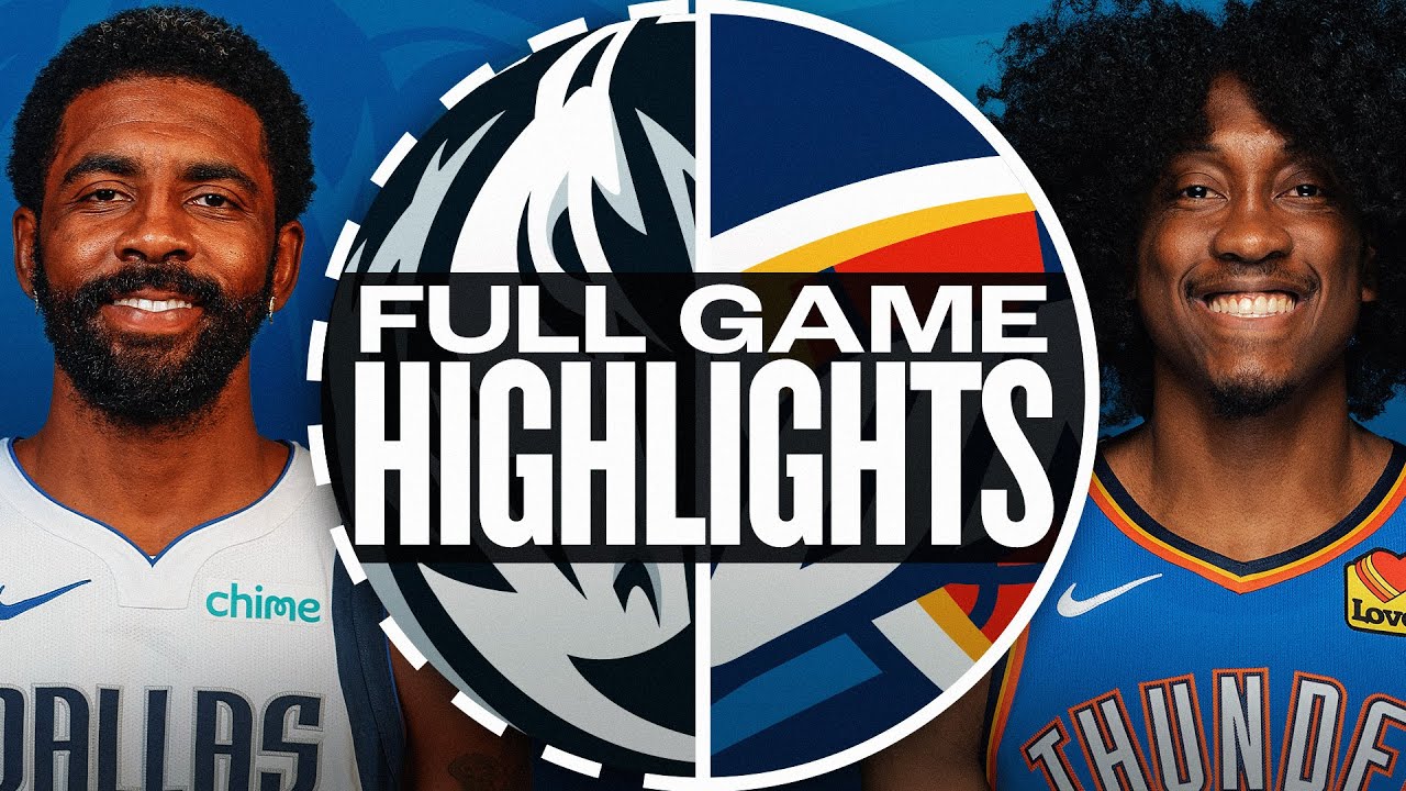 MAVERICKS at THUNDER | FULL GAME HIGHLIGHTS | January 23, 2025 - YouTube