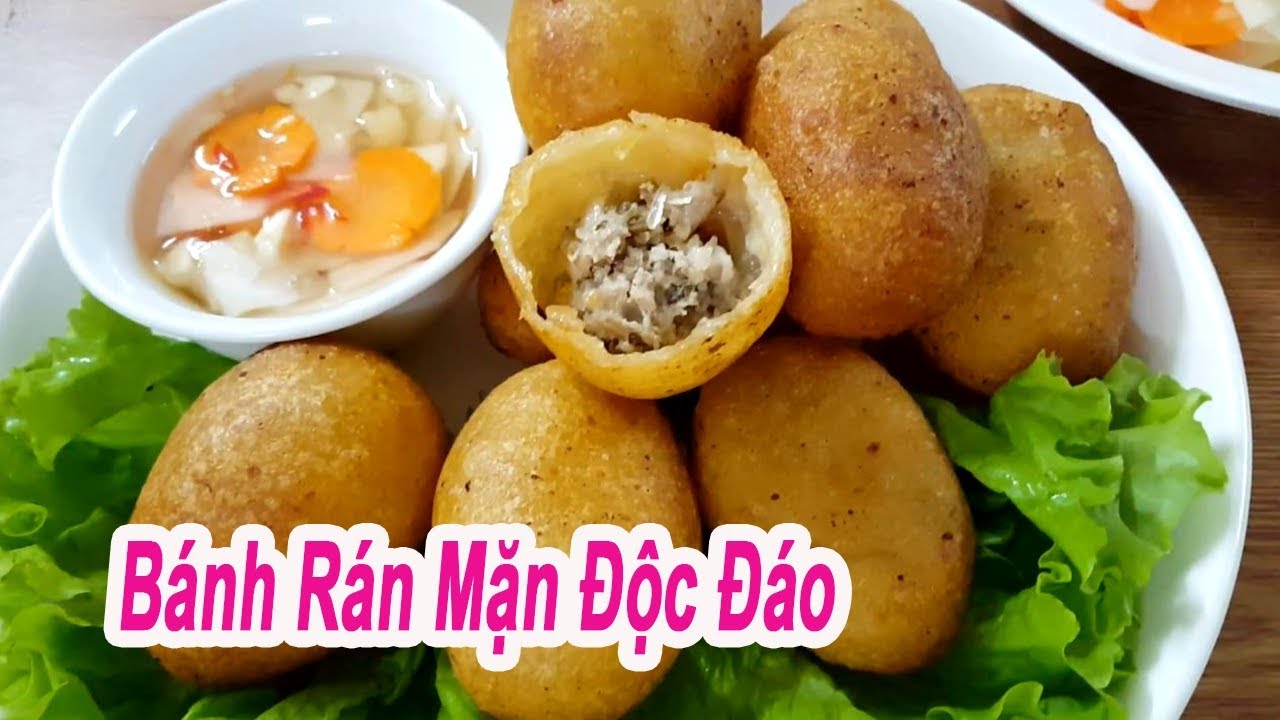 Cách Làm Bánh Rán Mặn Độc Đáo Ngon Chưa Từng Thấy | Góc Bếp Nhỏ - YouTube