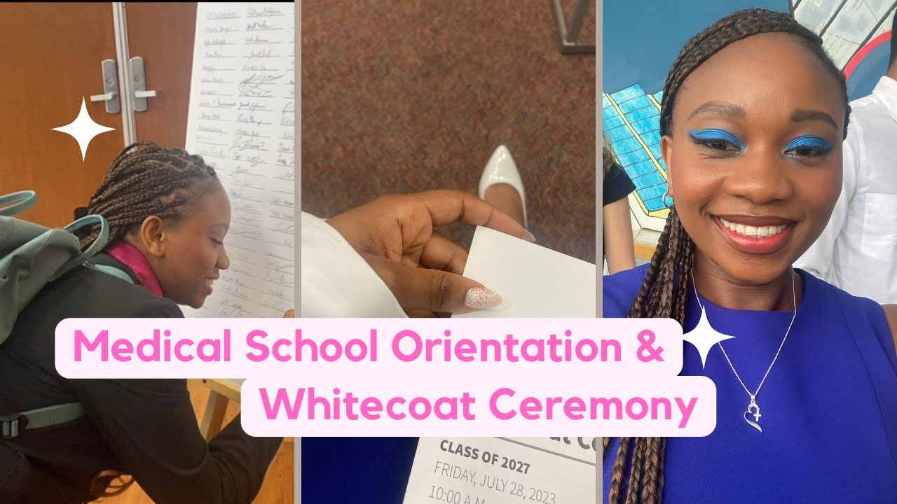 Day in the Life : Medical School Orientation | Whitecoat Ceremony ...