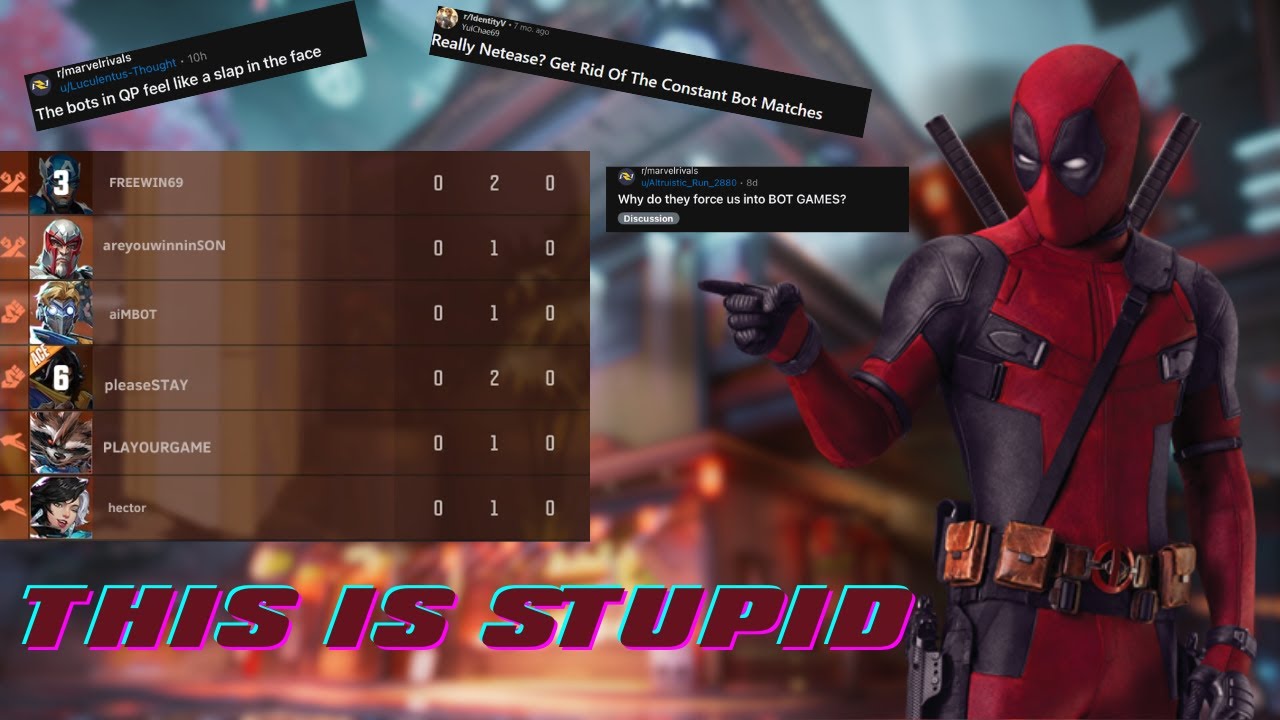 MARVEL RIVALS has a BOT problem (and it’s worse than you think) - YouTube