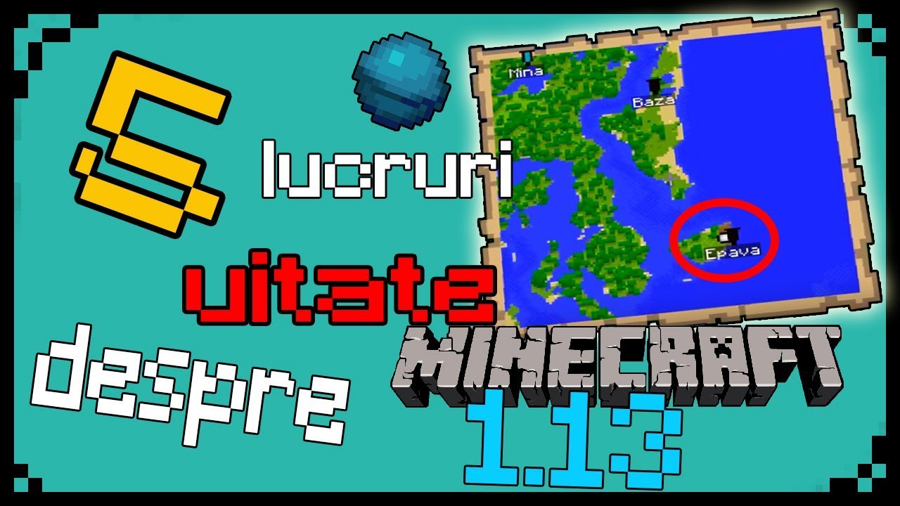 5 lucruri uitate despre Minecraft 1.13 - YouTube