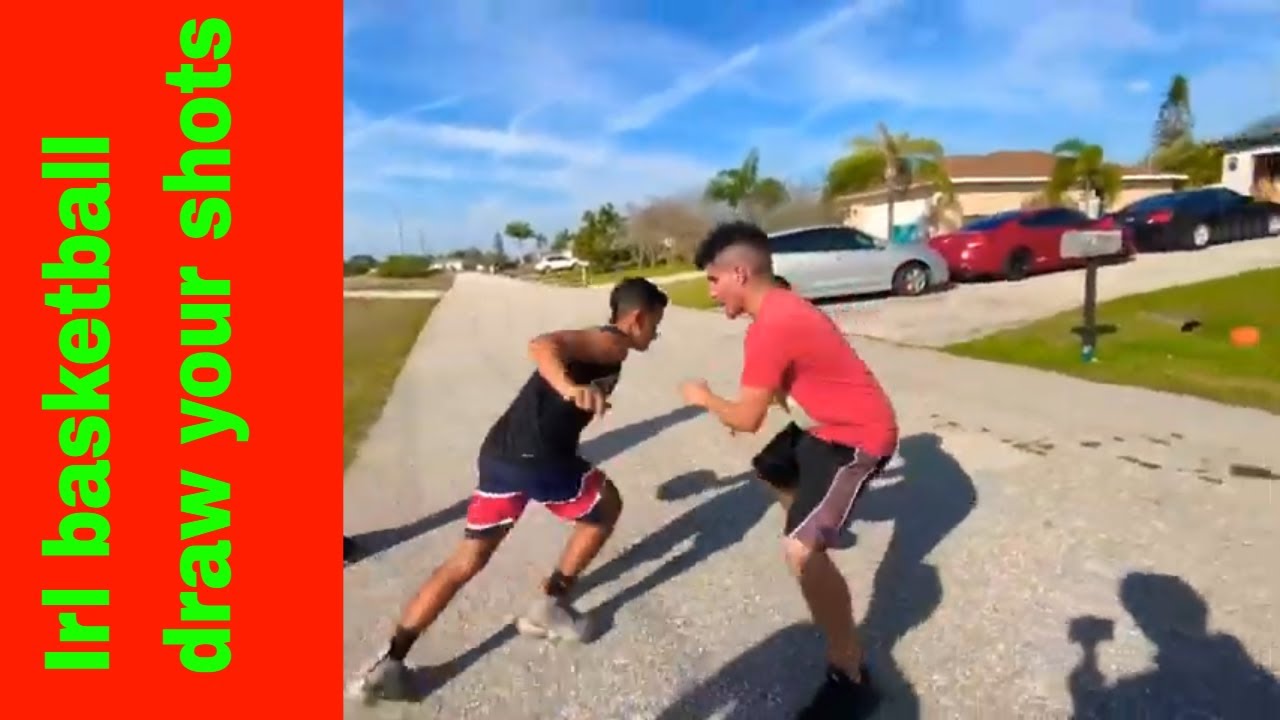 irl basketball draw your own shots - YouTube