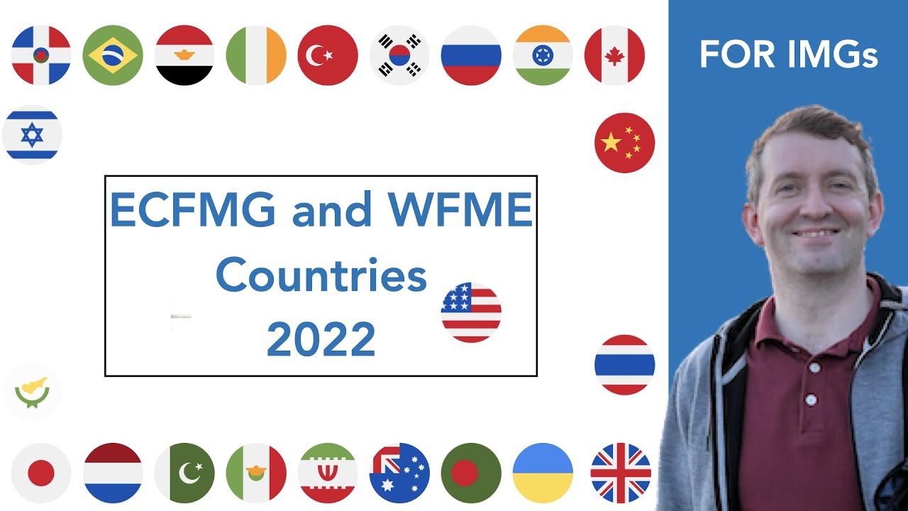 Countries Covered by WFME and ECFMG 2022 - YouTube
