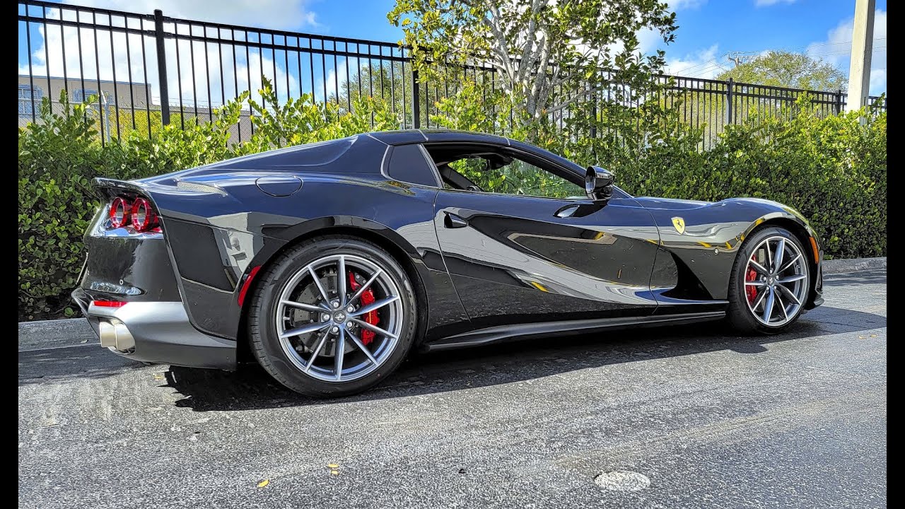 Ferrari 812 GTS 800 HP V12 BEAST Start Up & Drive Interior Exterior at ...