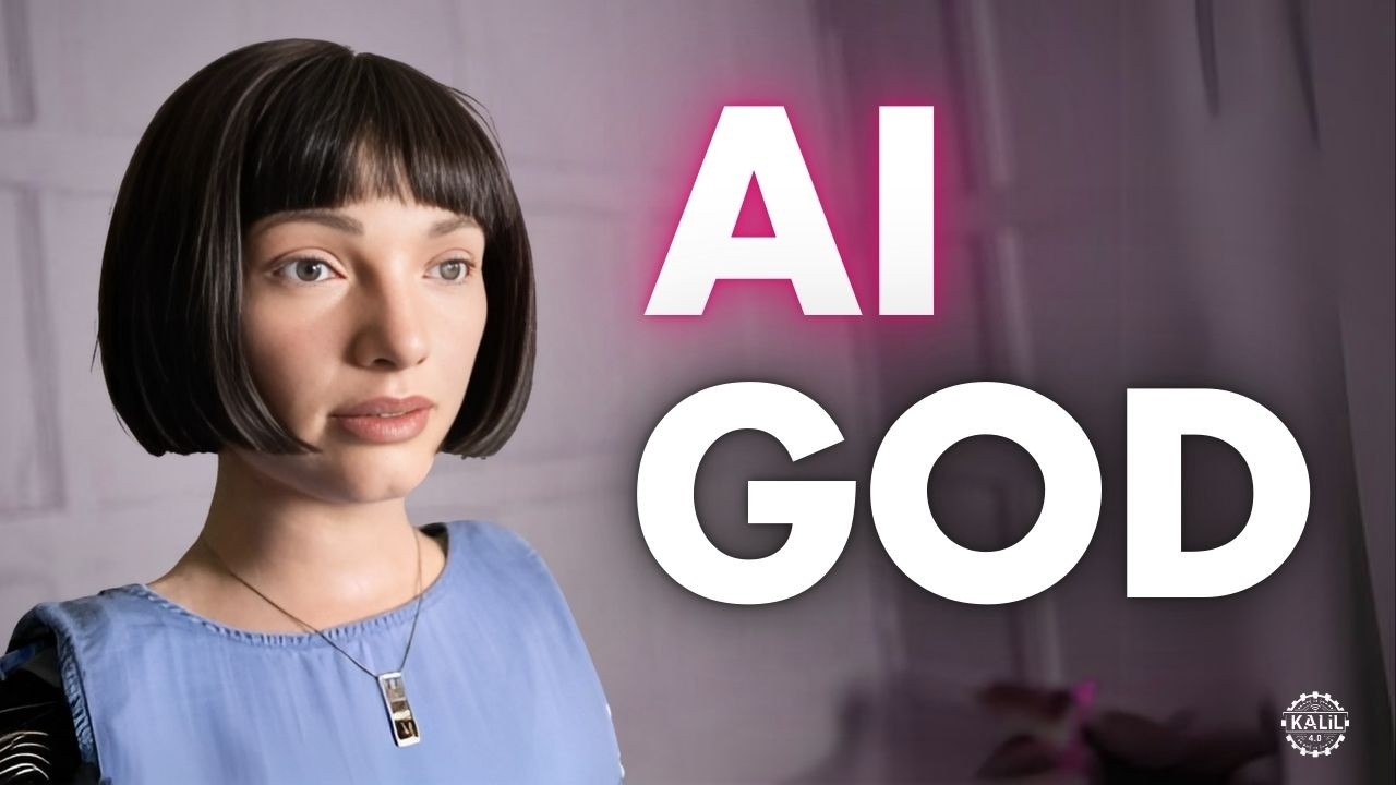 AI GOD: Ai-Da Humanoid Robot Artist’s Alan Turing Painting Fetches $1 ...