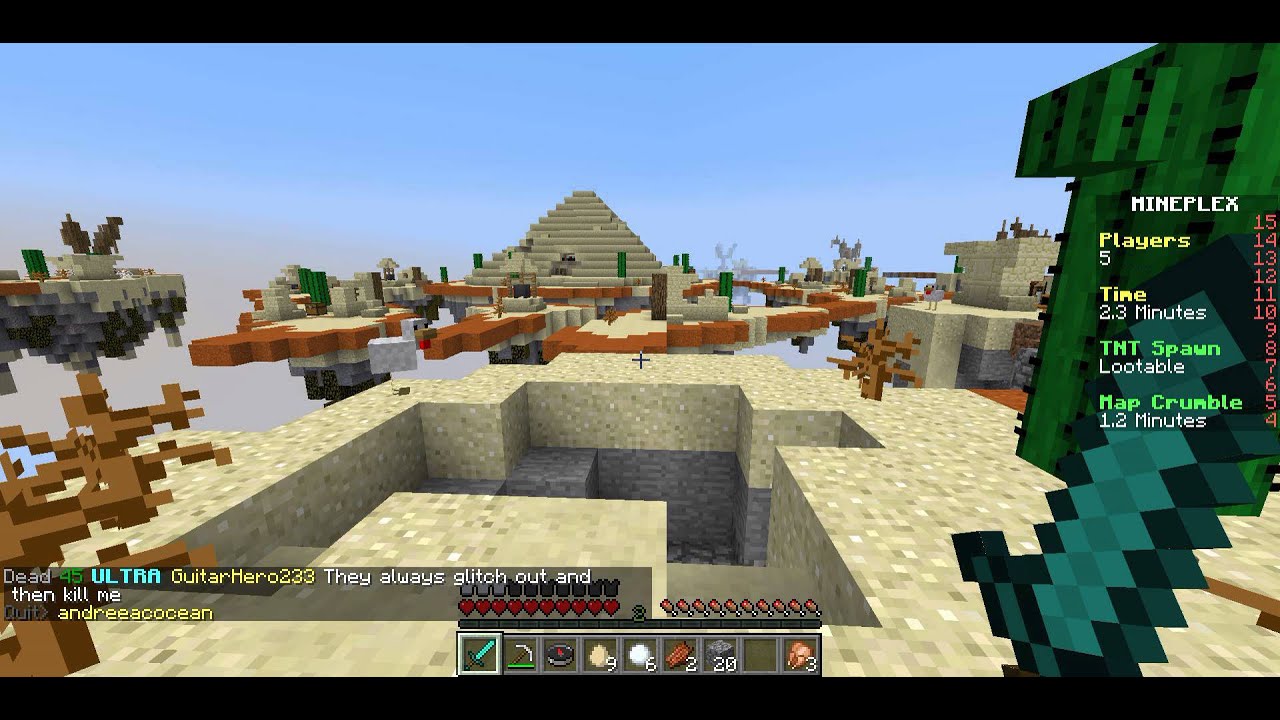 Minecraft Skywars Mineplex :( - YouTube