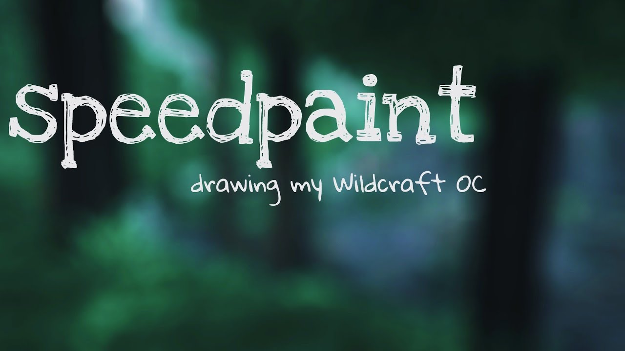 [speedpaint]: drawing my wildcraft OC - YouTube