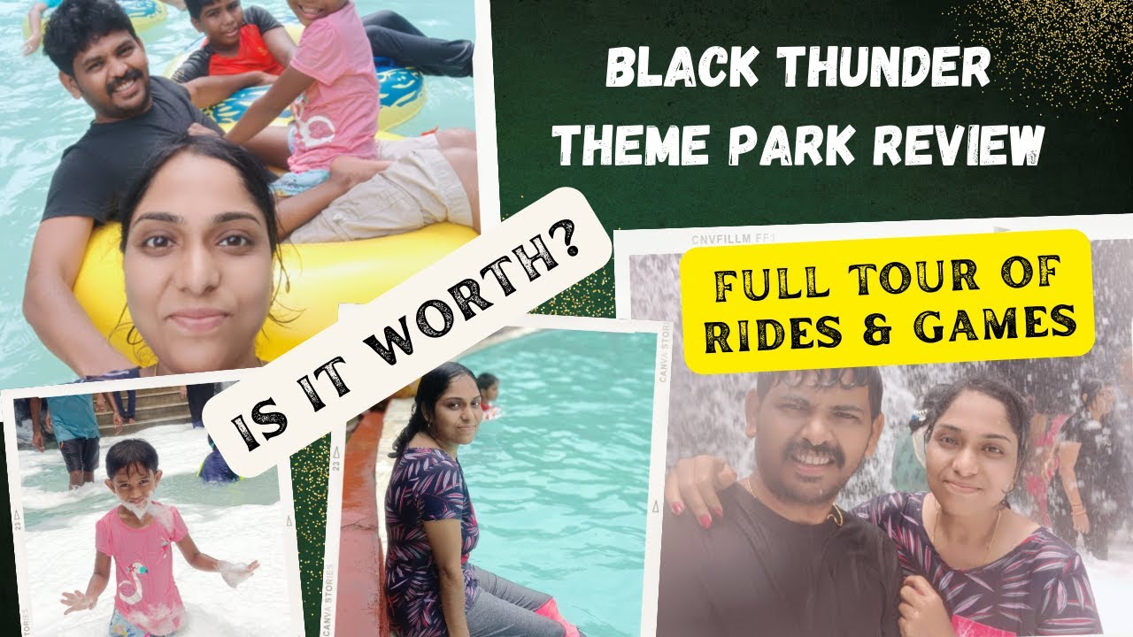 Black Thunder Theme Park Review | Full Tour Of Rides & Games | Is It ...