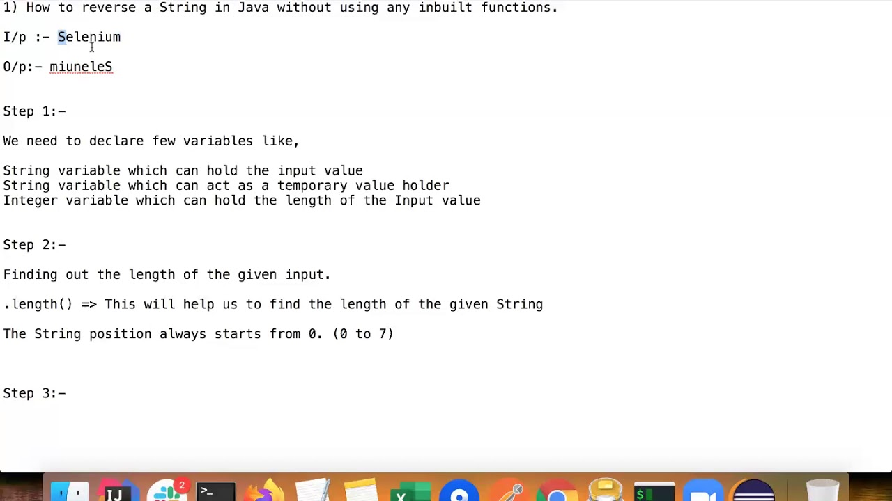 String Reverse Youtube 6445