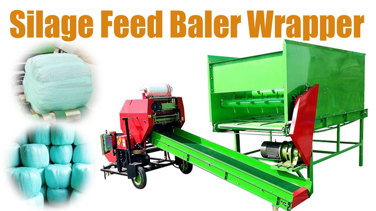 Silage Feed Baler Wrapper: Easily Keep Silage Fresh! - YouTube