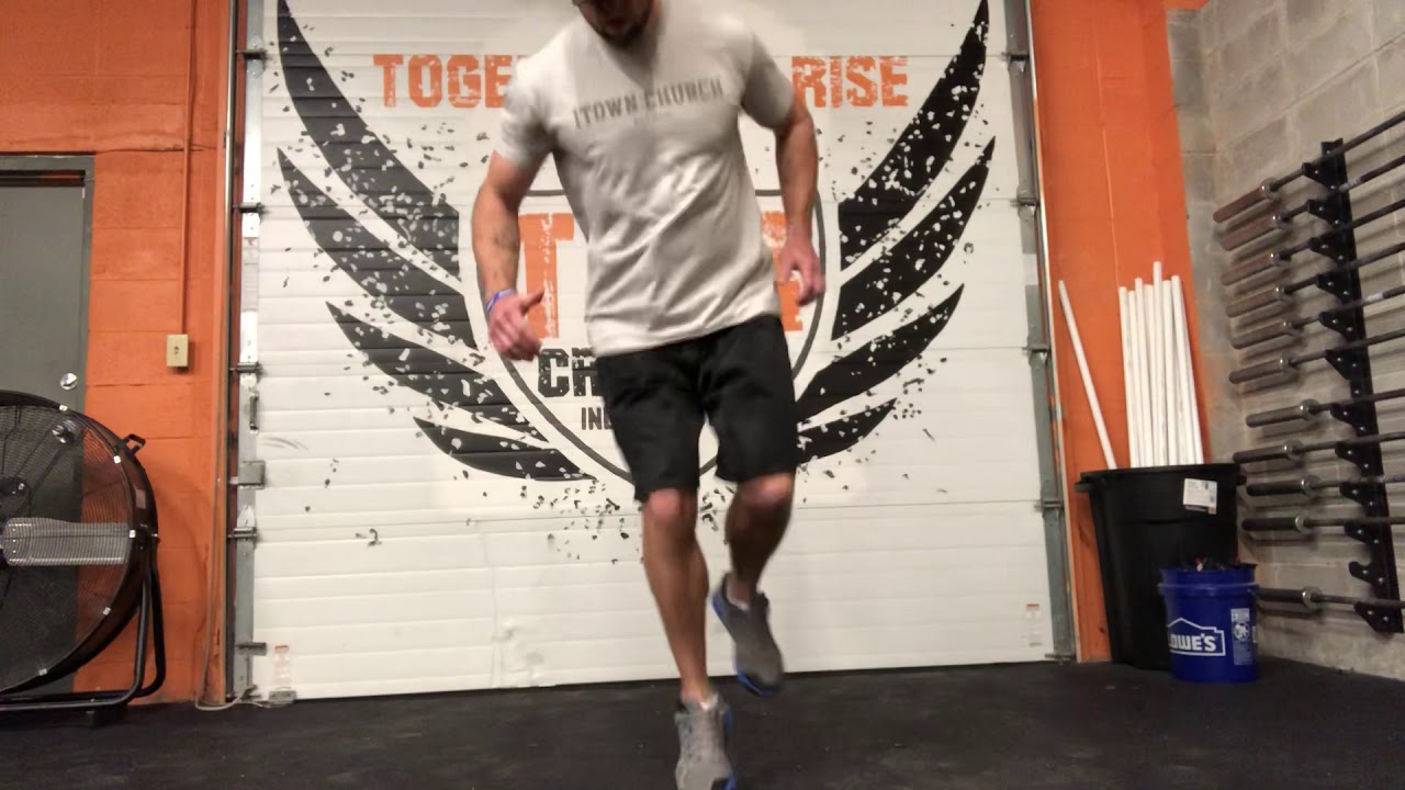 Single leg linear line hops - YouTube