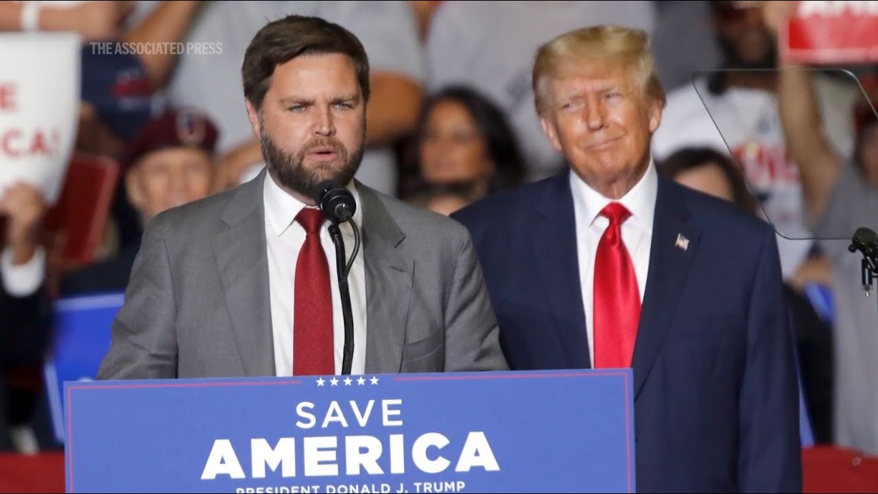 Donald Trump picks JD Vance as his candidate for vice president - YouTube