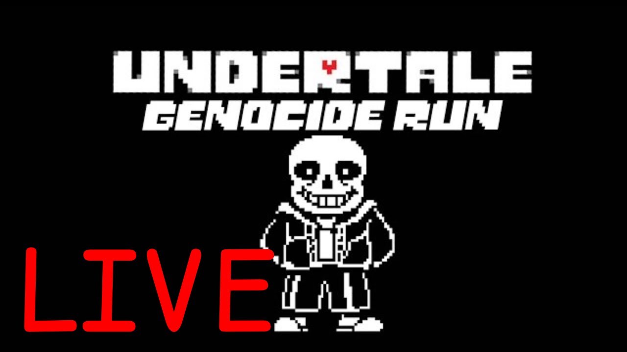 undertale speedrun LIVE - YouTube