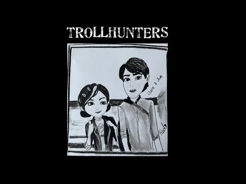 Trollhunters (Los Cazatroles)… Clara y Jim… #drawingbyReD - YouTube