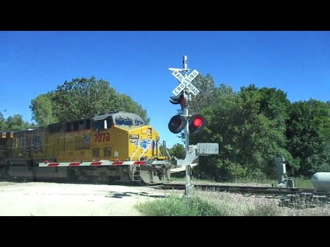 UP 7078 South MALNP Filmed At North Kasper Siding Train Derails Near Sheffield Siding (9-4-2022 ...