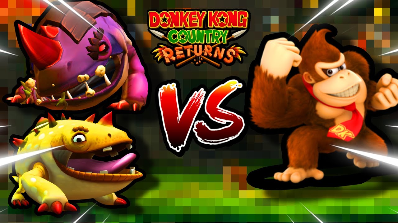Donkey Kong Country Returns - Mugly and Thugly - YouTube