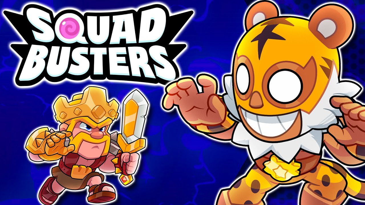 SQUAD BUSTERS | MEGA TIGER First Gameplay | Gem Pass | Chests Opening ...
