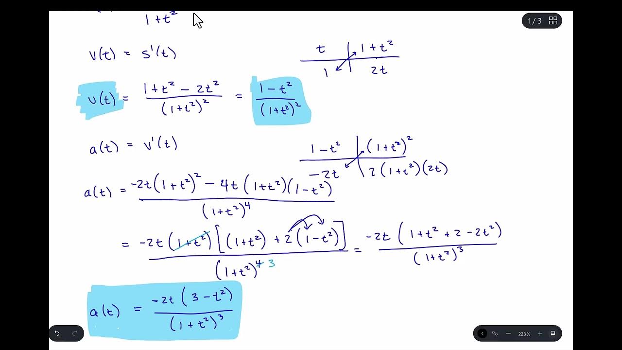 Velocity and Acceleration: When is a Particle Speeding Up or Slowing Down - YouTube