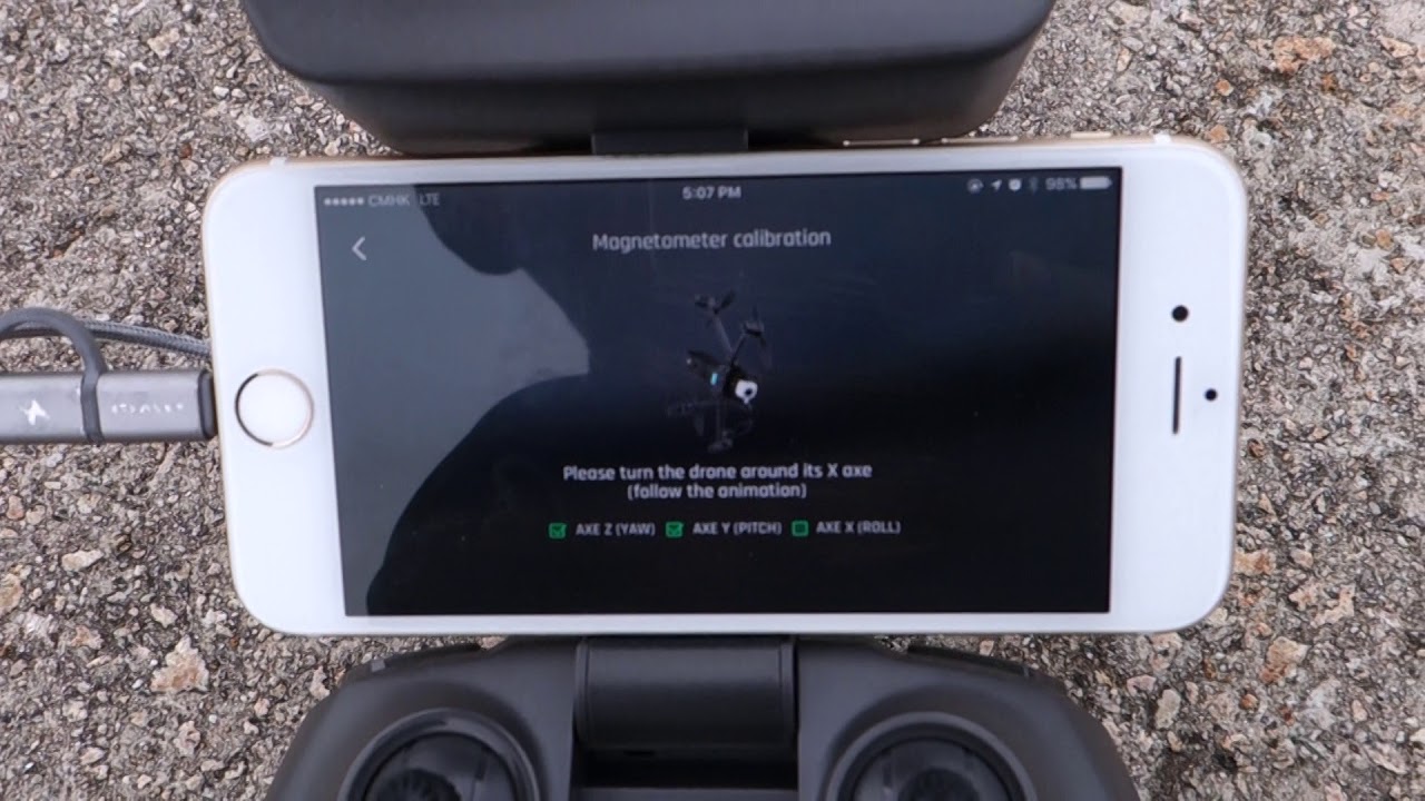 Parrot Anafi Compass Calibration in Freeflight 6 - YouTube