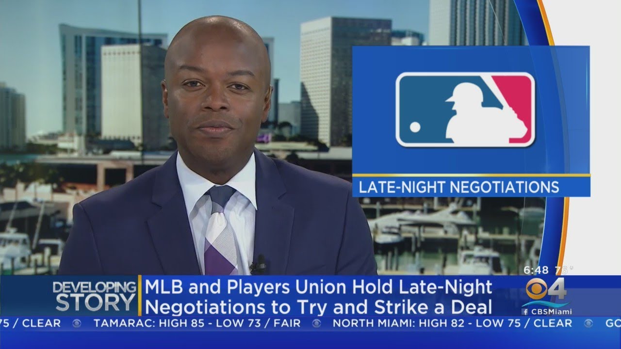 MLB Resumes Talks To End Lockout - YouTube