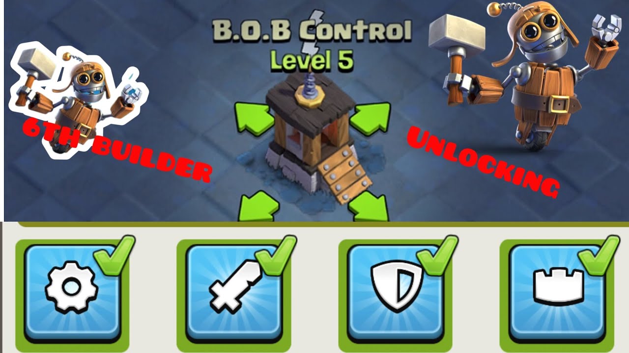 Unlocking BOB (6TH Builder) in Clash of Clans | coc | #clashofclans # ...