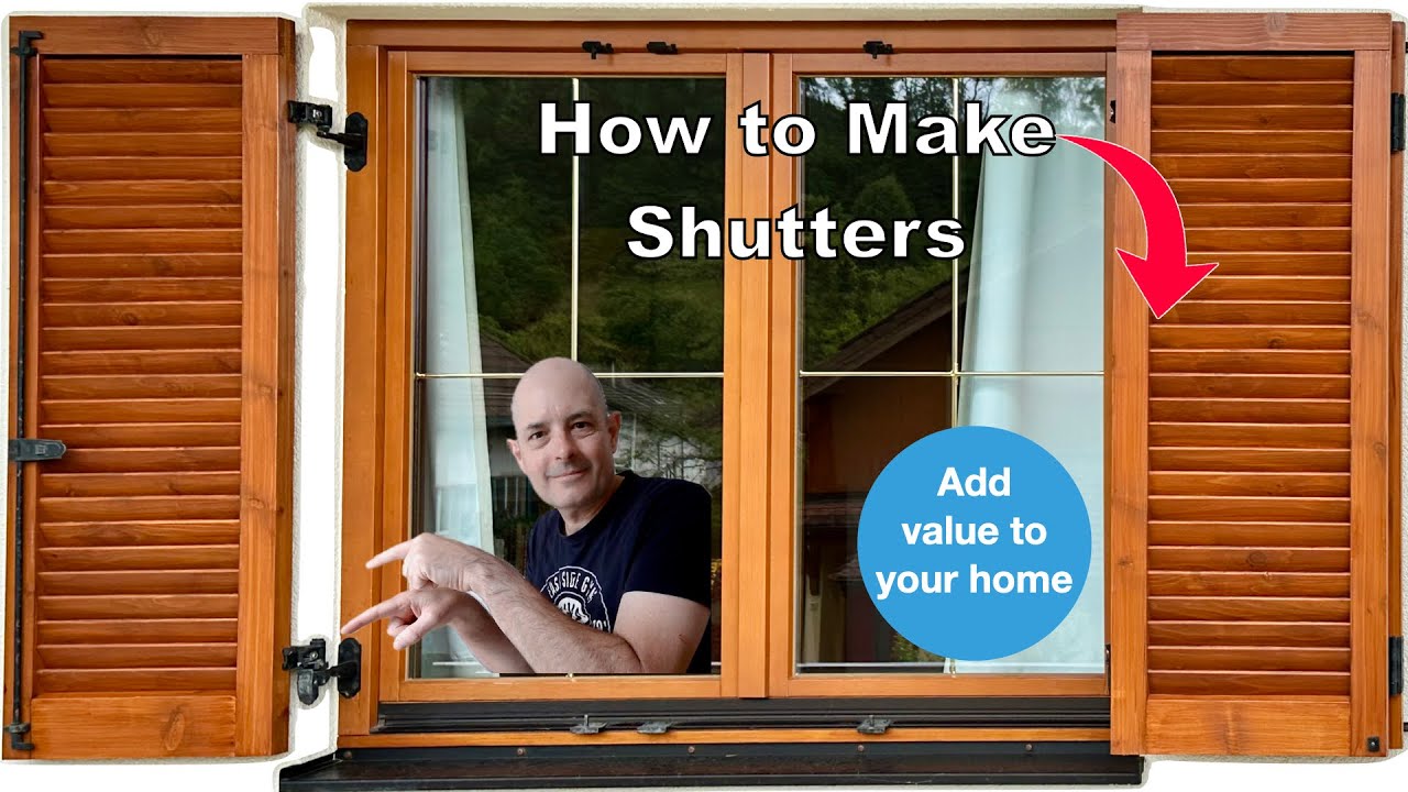 DIY Louvered Shutter Build Pushed My Skills — Tips Tricks & Lessons Learned - YouTube