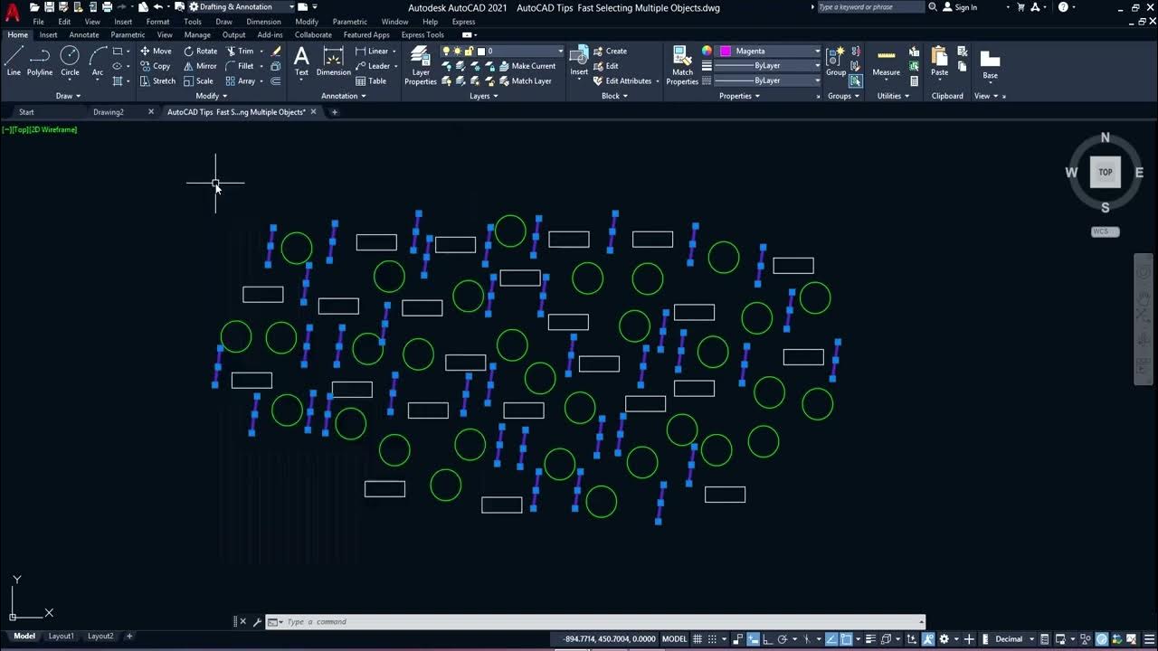 How To Count No of Similar Objects in AutoCAD II AutoCAD Tutorial - 39 - YouTube