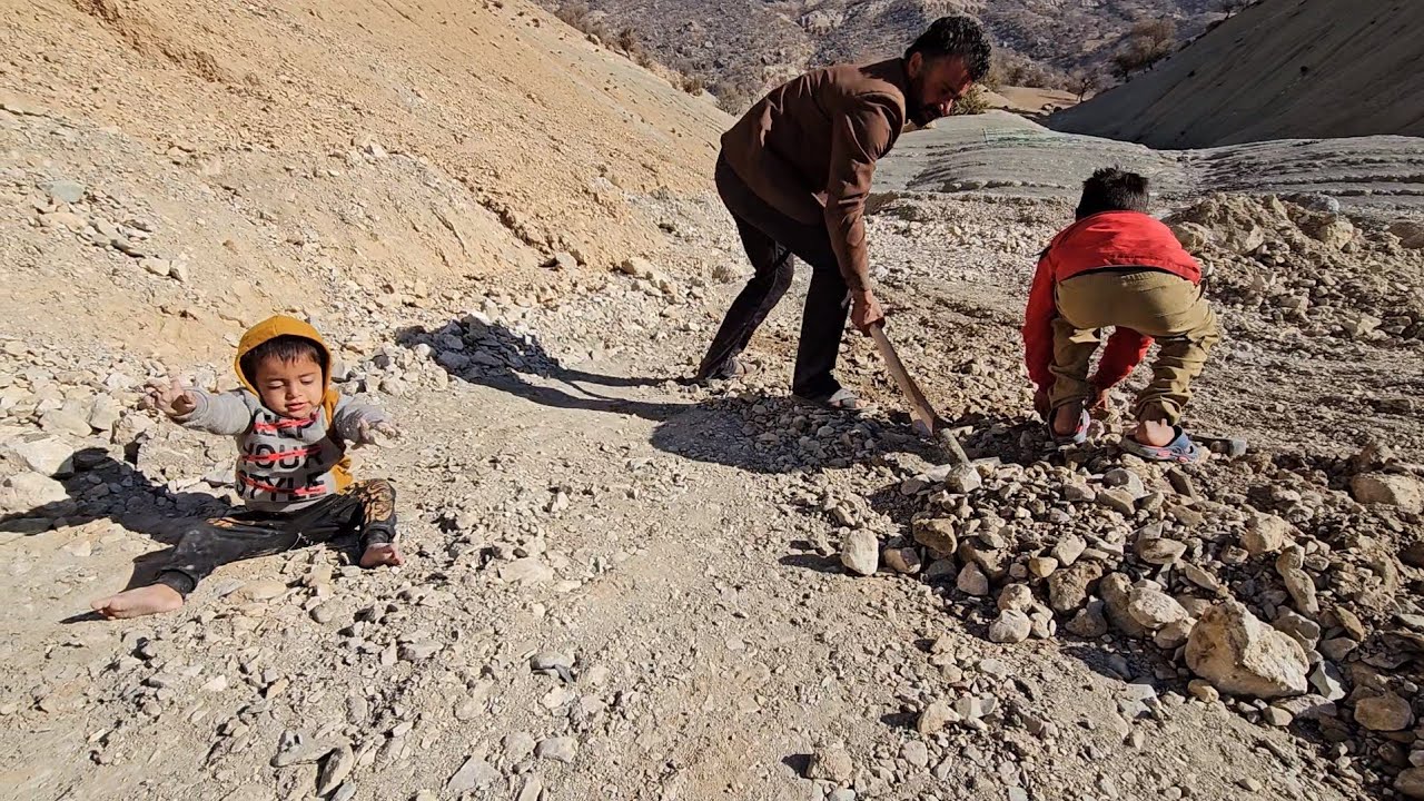 Homeless children and good men make roads to build houses - YouTube