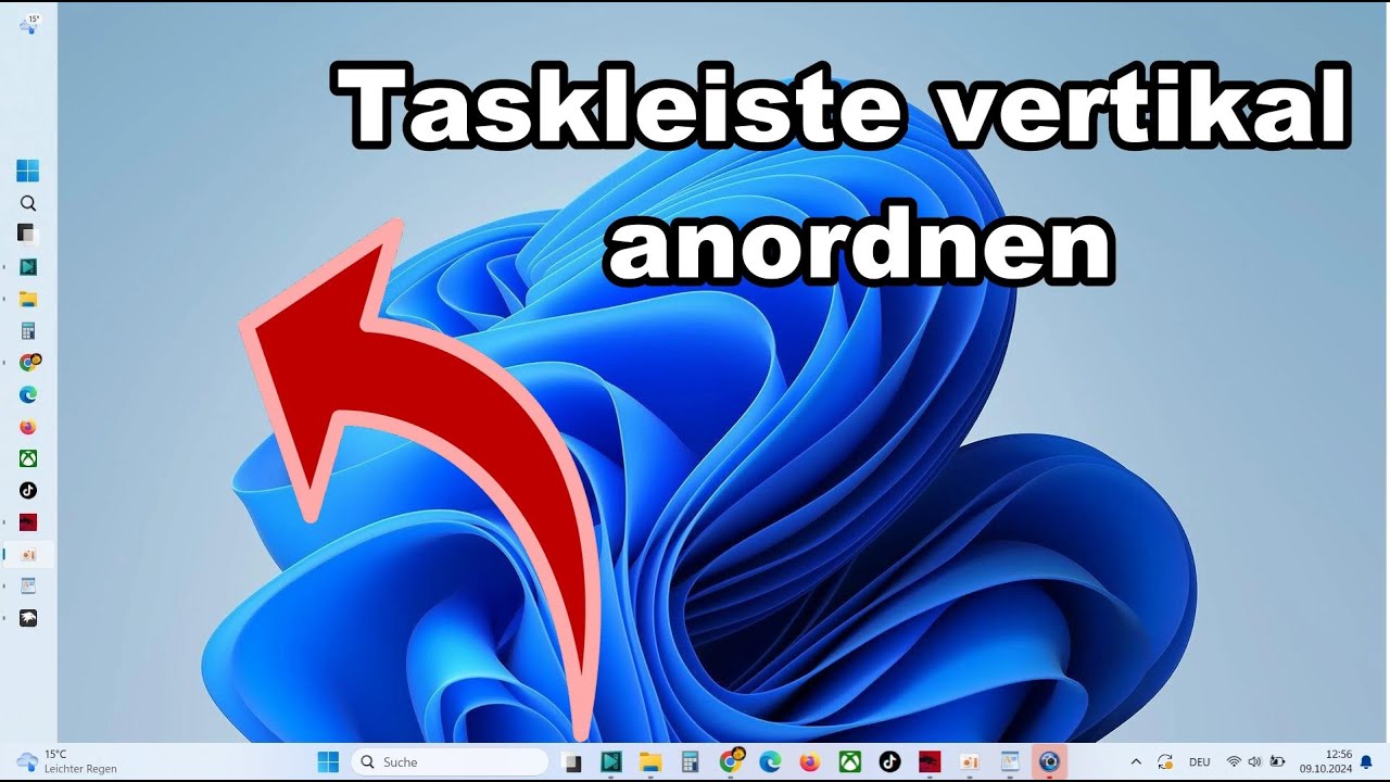 Windows 11 Taskleiste vertikal verschieben und anordnen - So geht’s ...