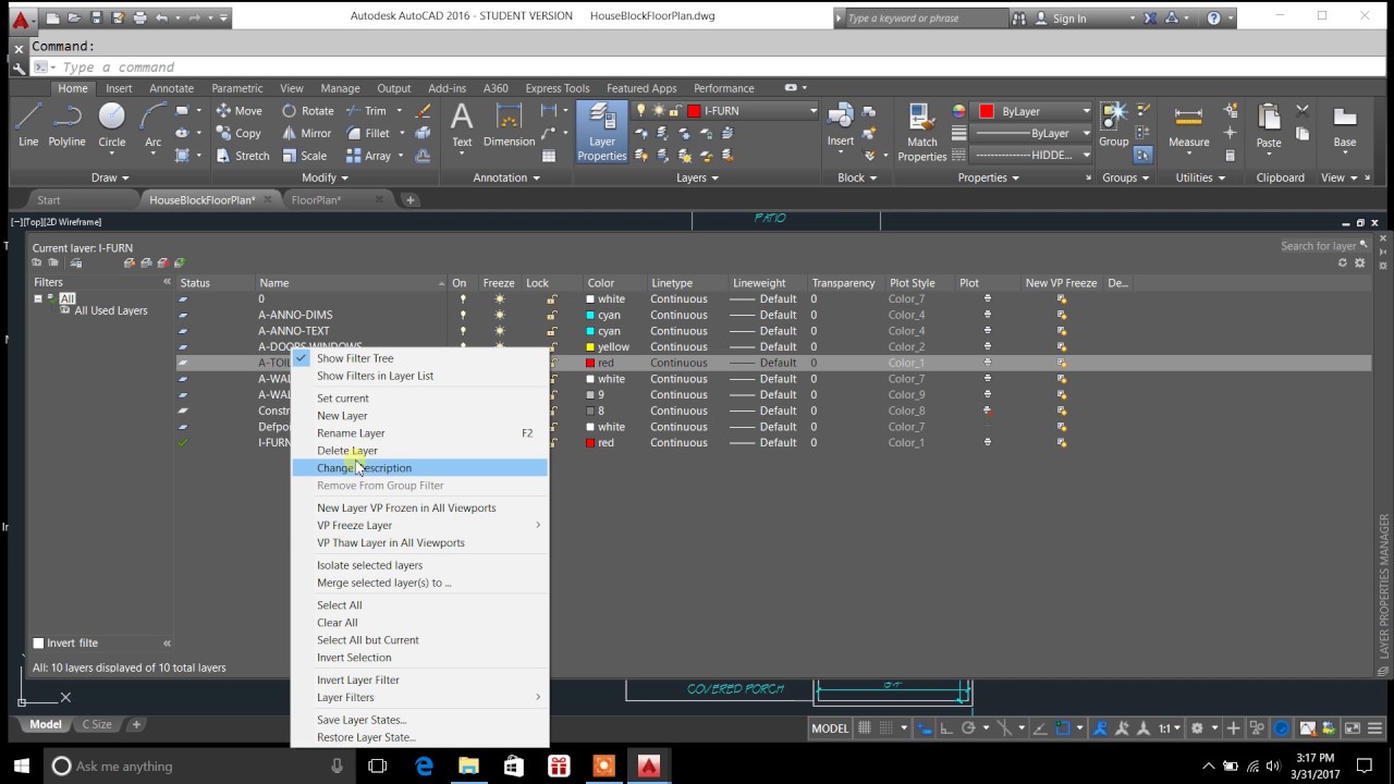 architectural drafting and naming conventions in autocad - YouTube