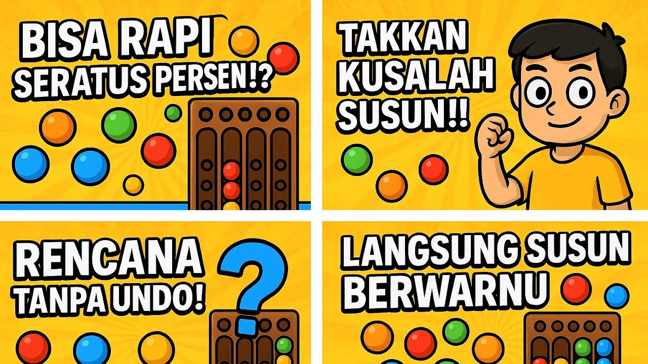 seru juga game bola warna-warni - YouTube