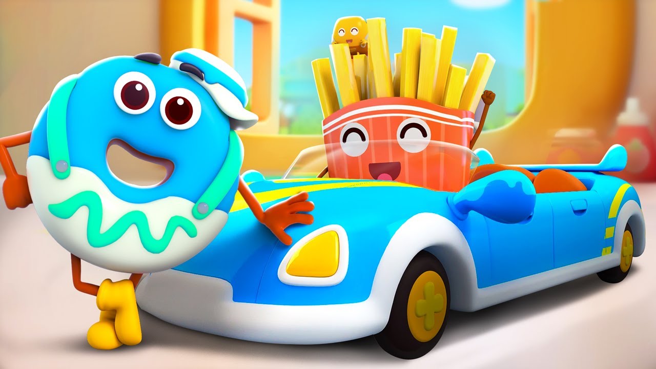 A Cool Toy Car | Yummy Foods Family | Cartoons for Kids | BabyBus TV ...